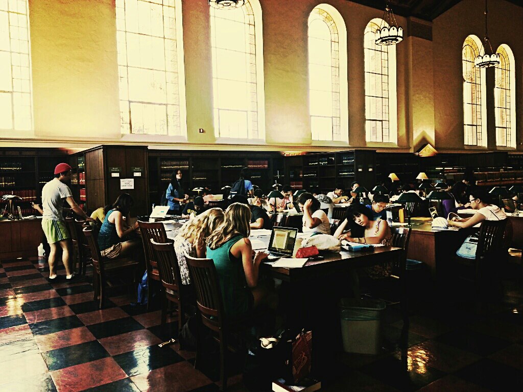 Studying_Students_inside_of_Powell_Library - CampUCSS